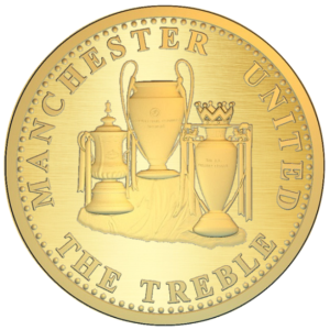 MANCHESTER – Manchester United – The Treble - National Tokens