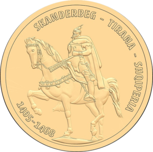 TIRANA – The Skanderbeg Monument - National Tokens